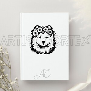 Samoyed SVG Bundle, Samoyed Head PNG ,samoyed Puppy Clipart, Hand Drawn ...