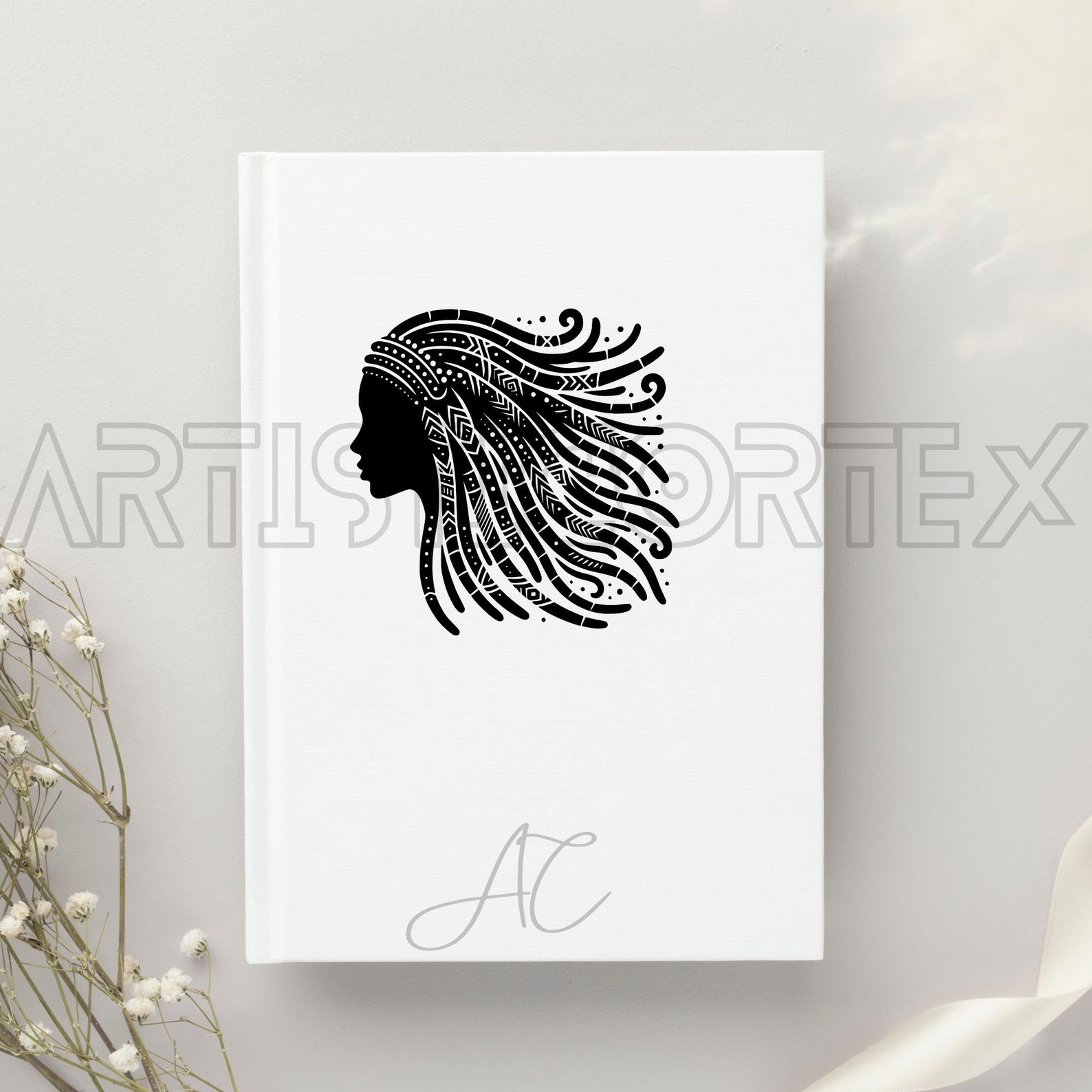 Dreadlocks SVG Bundle, Dreadlocks Silhouette PNG, Hair Clipart, Hand ...