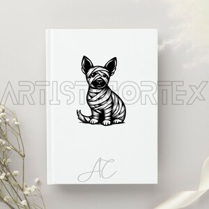 Mummy Dog SVG Bundle, Cute Mummy Dog PNG, Cute Halloween Clipart, Hand ...