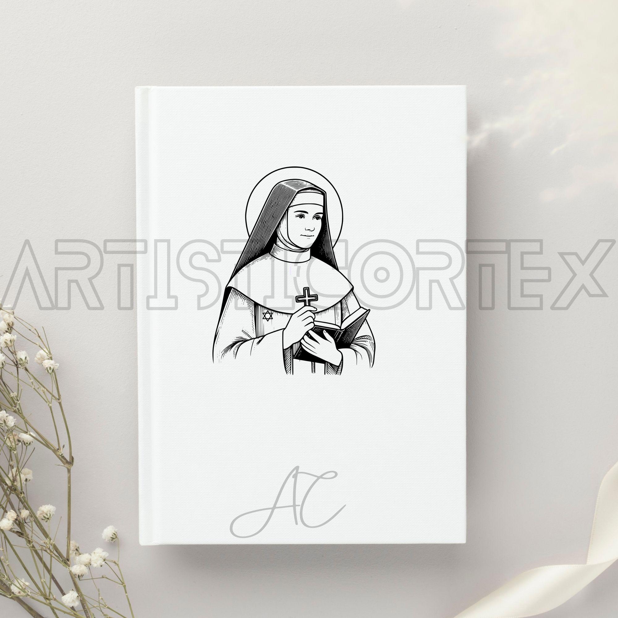 Saint Edith Stein SVG Bundle, St Edith Stein PNG , Teresa Benedicta ...