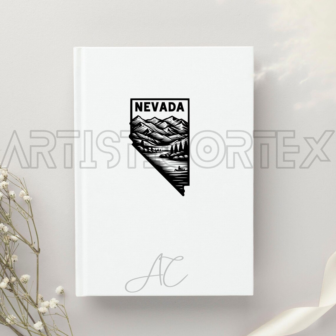 Nevada SVG Bundle, Nevada Outline PNG ,nevada State Map, Hand Drawn ...