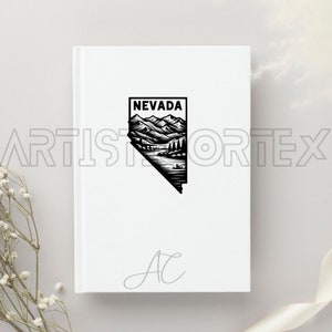 Nevada SVG Bundle, Nevada Outline PNG ,nevada State Map, Hand Drawn ...