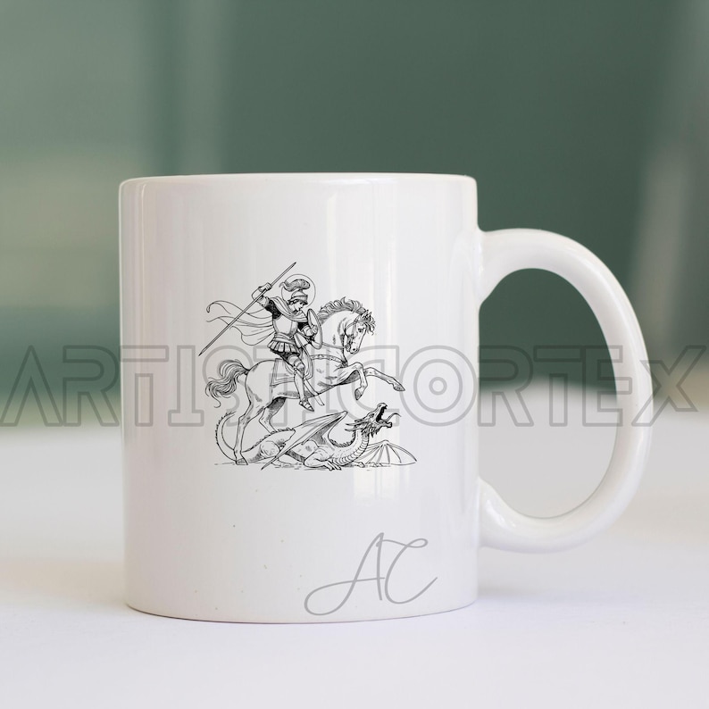 Saint George SVG Bundle, St George and Dragon PNG, St George and Horse ...