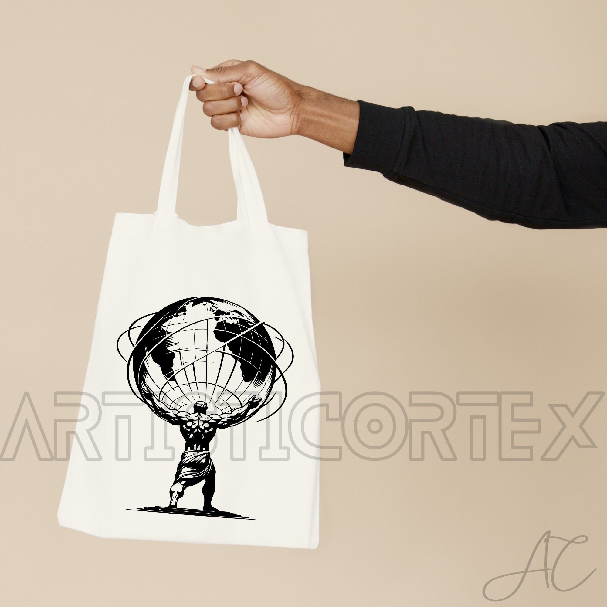 Atlas SVG Bundle, Atlas Holding the World PNG, Atlas and Sky Clipart ...