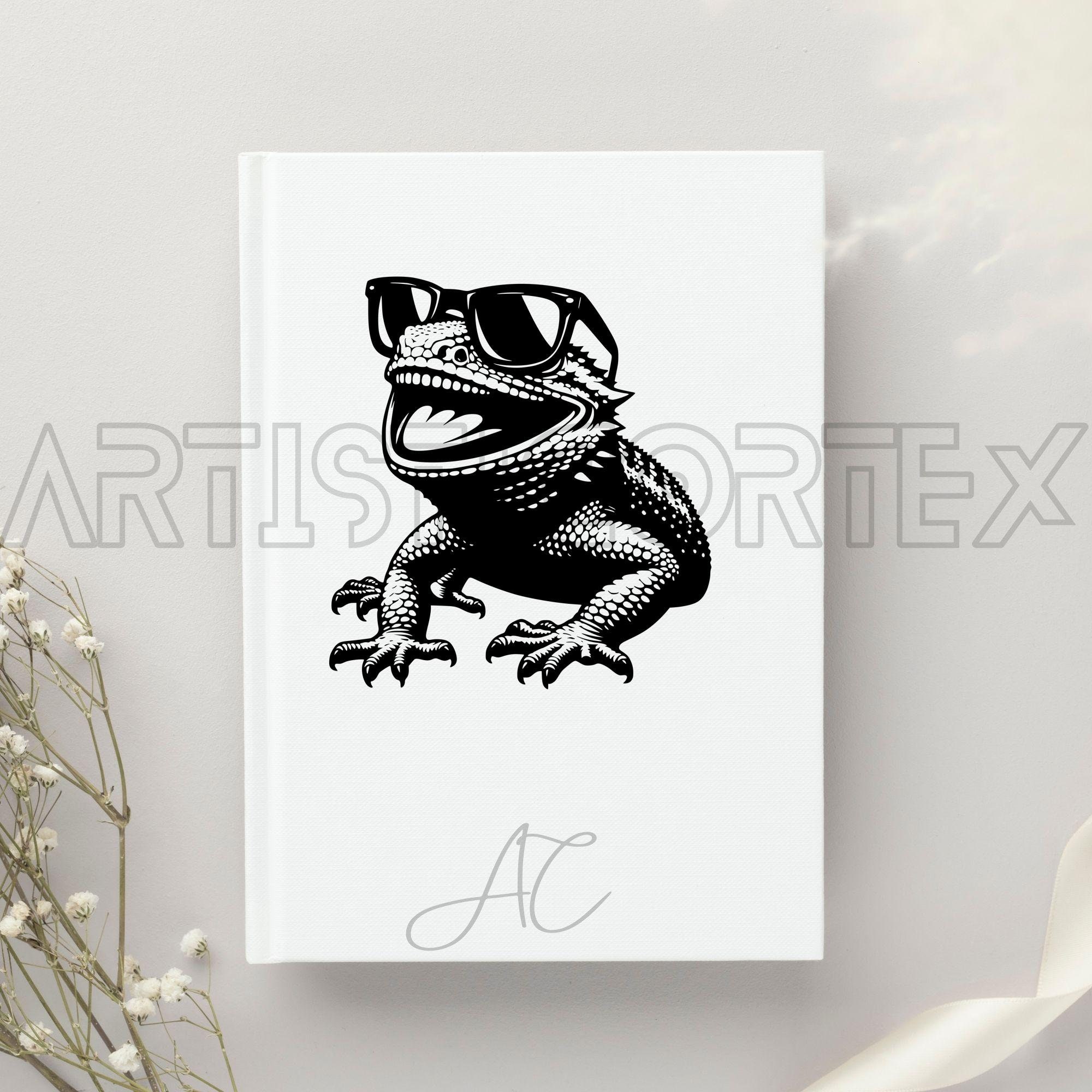 Lizard SVG Bundle, Laughing Lizard PNG ,smiling Lizard Clipart, Hand ...