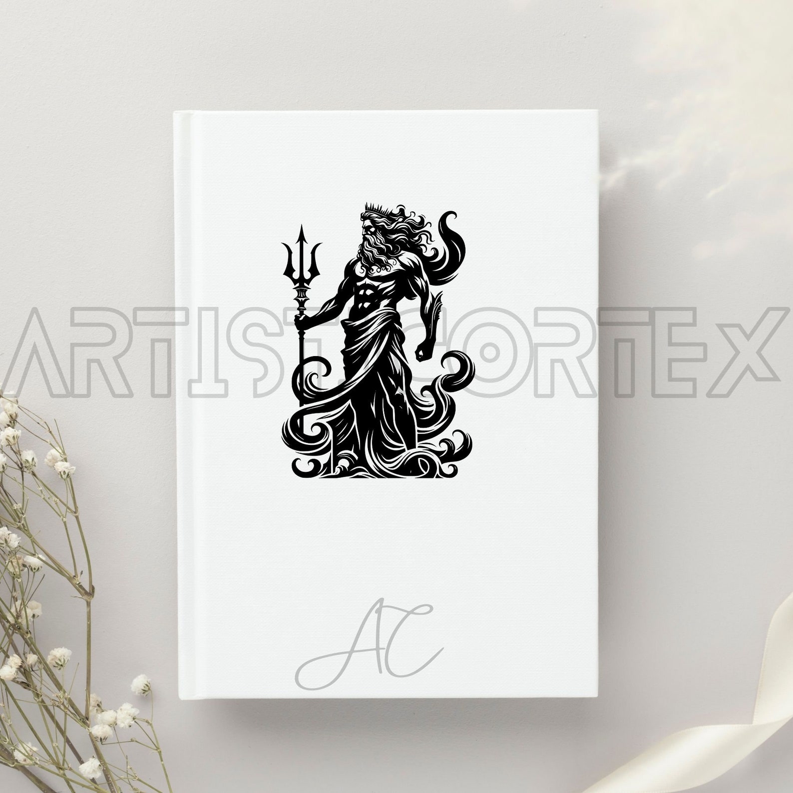Poseidon SVG Bundle, Poseidon With Trident PNG, Poseidon on Throne ...