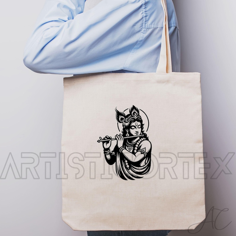 Krishna SVG Bundle, Krishna Hindu PNG , Lord Krishna Clipart, Hand ...