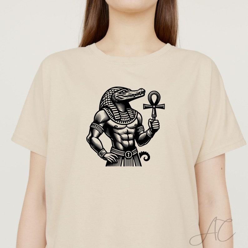 Sobek SVG Bundle, Sobek God PNG , Egyptian Mythology Clipart, Hand ...