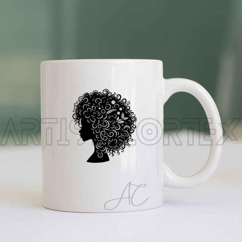 Curly Hair SVG Bundle, Curls PNG ,curly Hairstyle Clipart, Hand Drawn ...