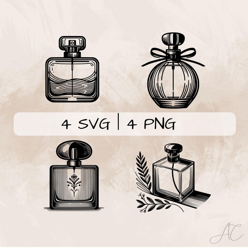 Perfume Bottle Svg - Etsy