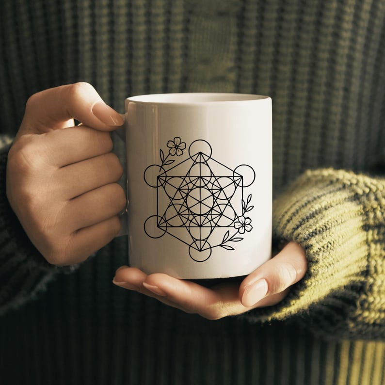 Metatron's Cube SVG Bundle, Metatrons Cube PNG, Sacred Geometry Clipart ...
