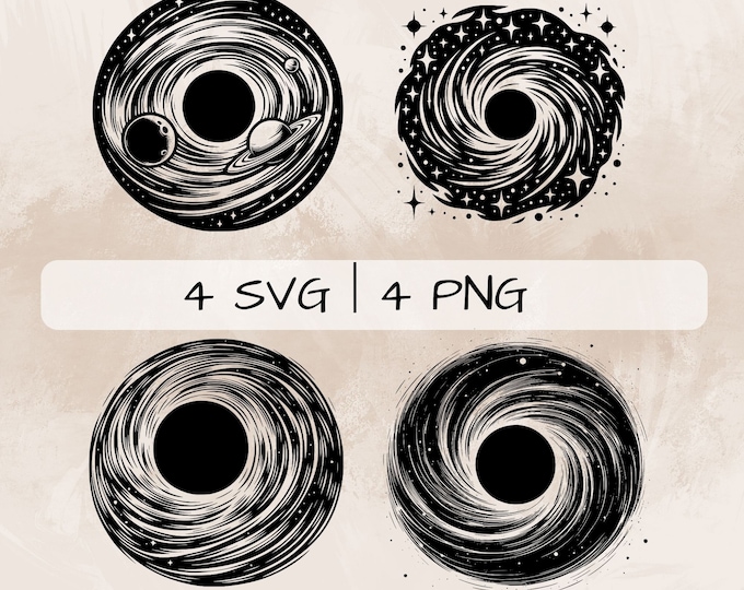 Black Hole SVG, Black Hole Svg, Solar System Png, Space Clipart ...