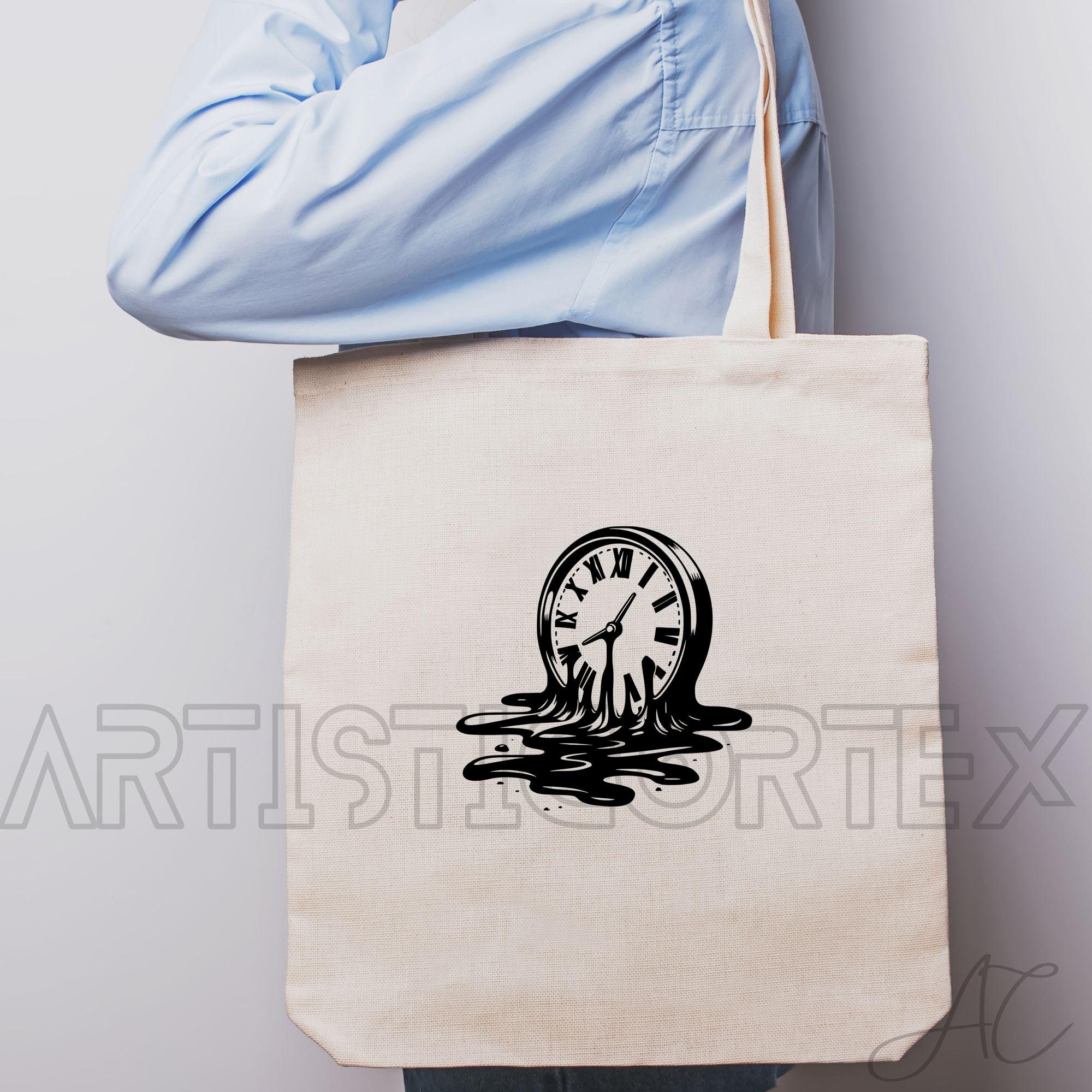 Melting Clock SVG Bundle, Clock PNG , Dripping Clock Clipart, Hand ...