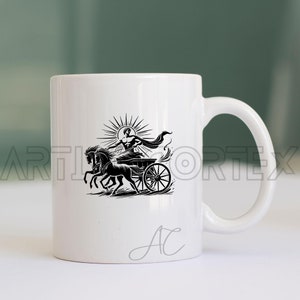 Helios SVG Bundle, God of the Sun PNG , Greek Mythology Clipart, Hand ...