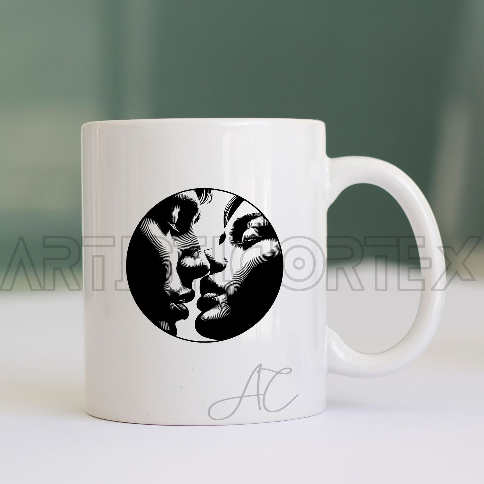 Kiss SVG Bundle, Kissing PNG, Love Clipart, Hand Drawn Kiss Pictures ...