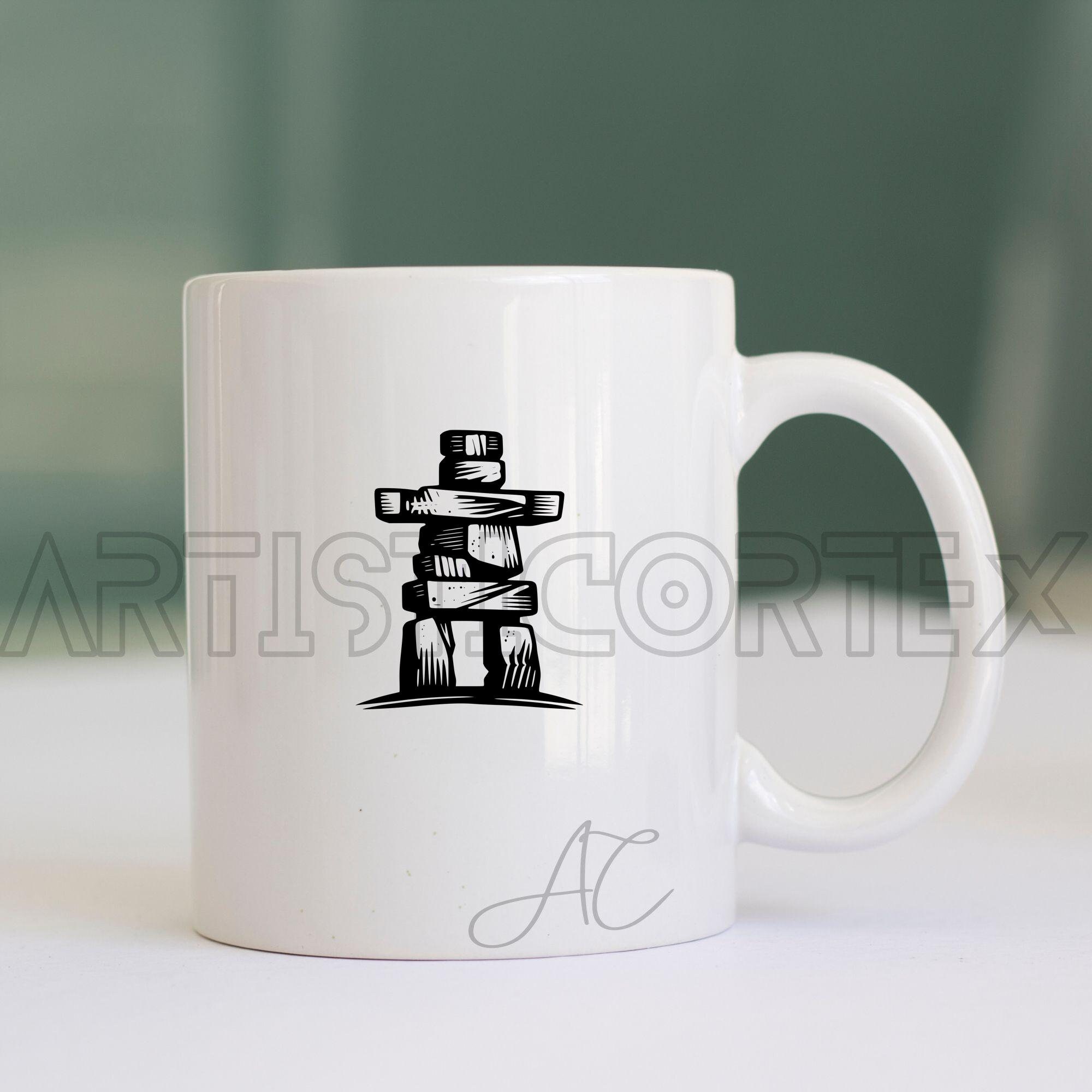 Inukshuk SVG Bundle, Inukshuk Statue PNG ,floral Inukshuk Clipart, Hand ...