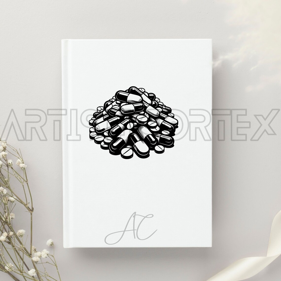 Pills SVG Bundle, Pill and Tongue PNG, Pill Box Clipart, Hand Drawn ...