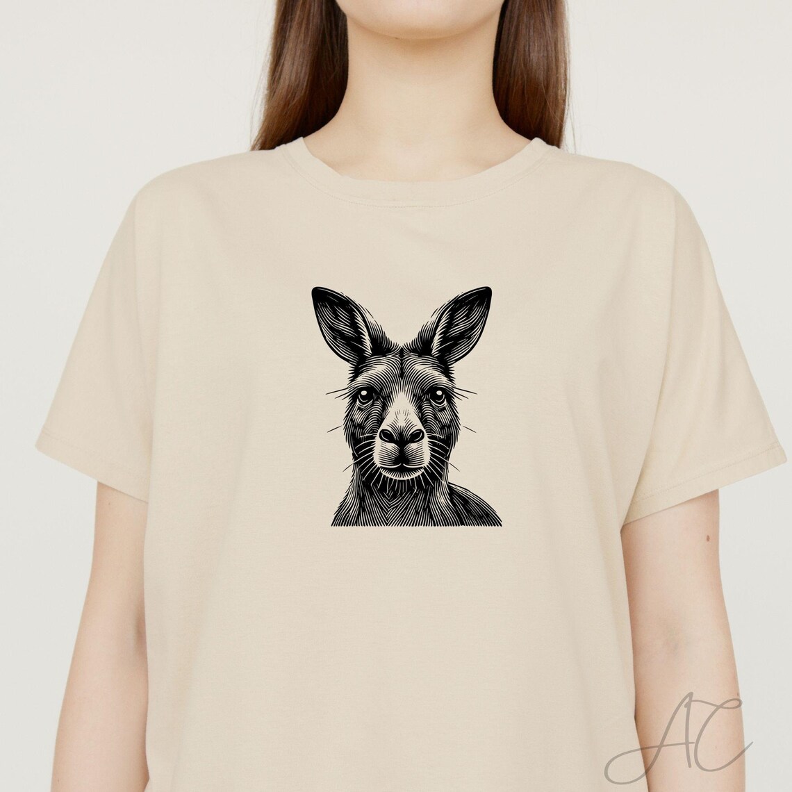 Kangaroo SVG Bundle, Cute Kangaroo PNG , Floral Kangaroo Clipart, Hand ...
