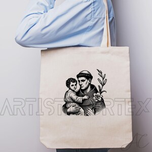 St Anthony SVG Bundle, Saint Anthony PNG, Saint Anthony of Padua ...