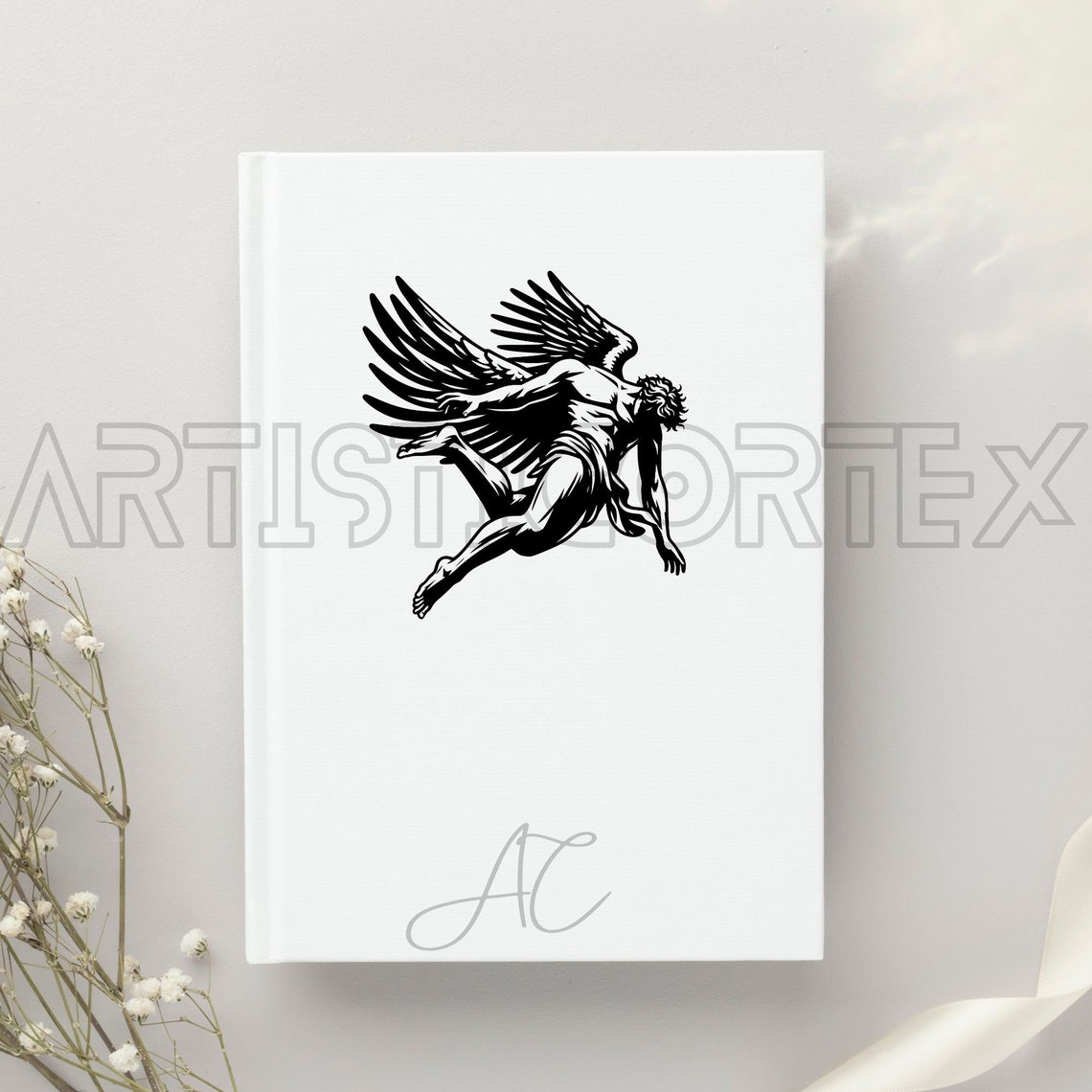 Icarus SVG Bundle, Icarus and Sun PNG, Icarus Falling Clipart, Hand ...