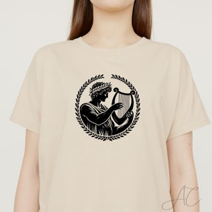 Apollo SVG Bundle, Apollo PNG ,god of Music Clipart, Hand Drawn Apollo ...