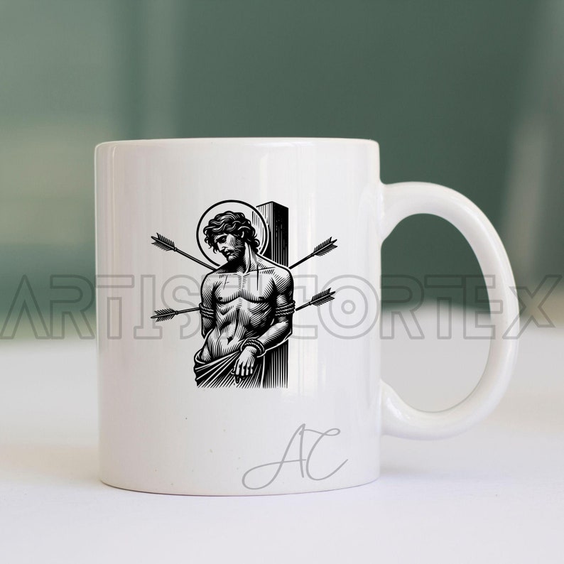 Ssint Sebastian SVG Bundle, Saint Sebastian PNG, St Sebastian and ...