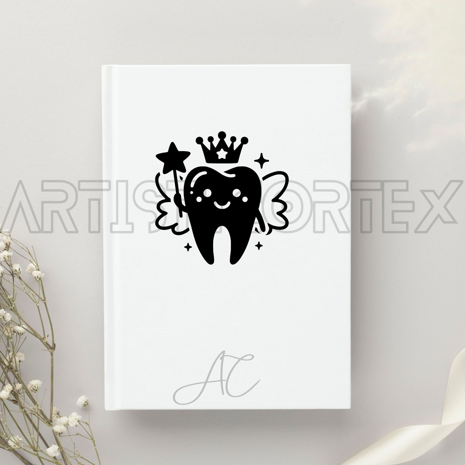 Tooth Fairy SVG Bundle, Tooth PNG, Fairy Clipart, Hand Drawn Tooth ...