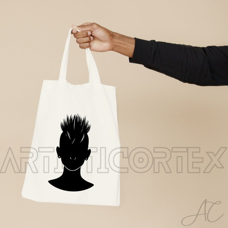 Mohawk SVG Bundle, Mohawk Hair PNG, Hair Style Clipart, Hand Drawn ...