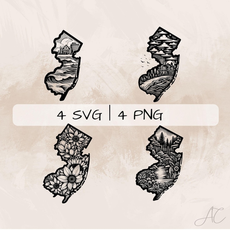New Jersey Svg - Etsy