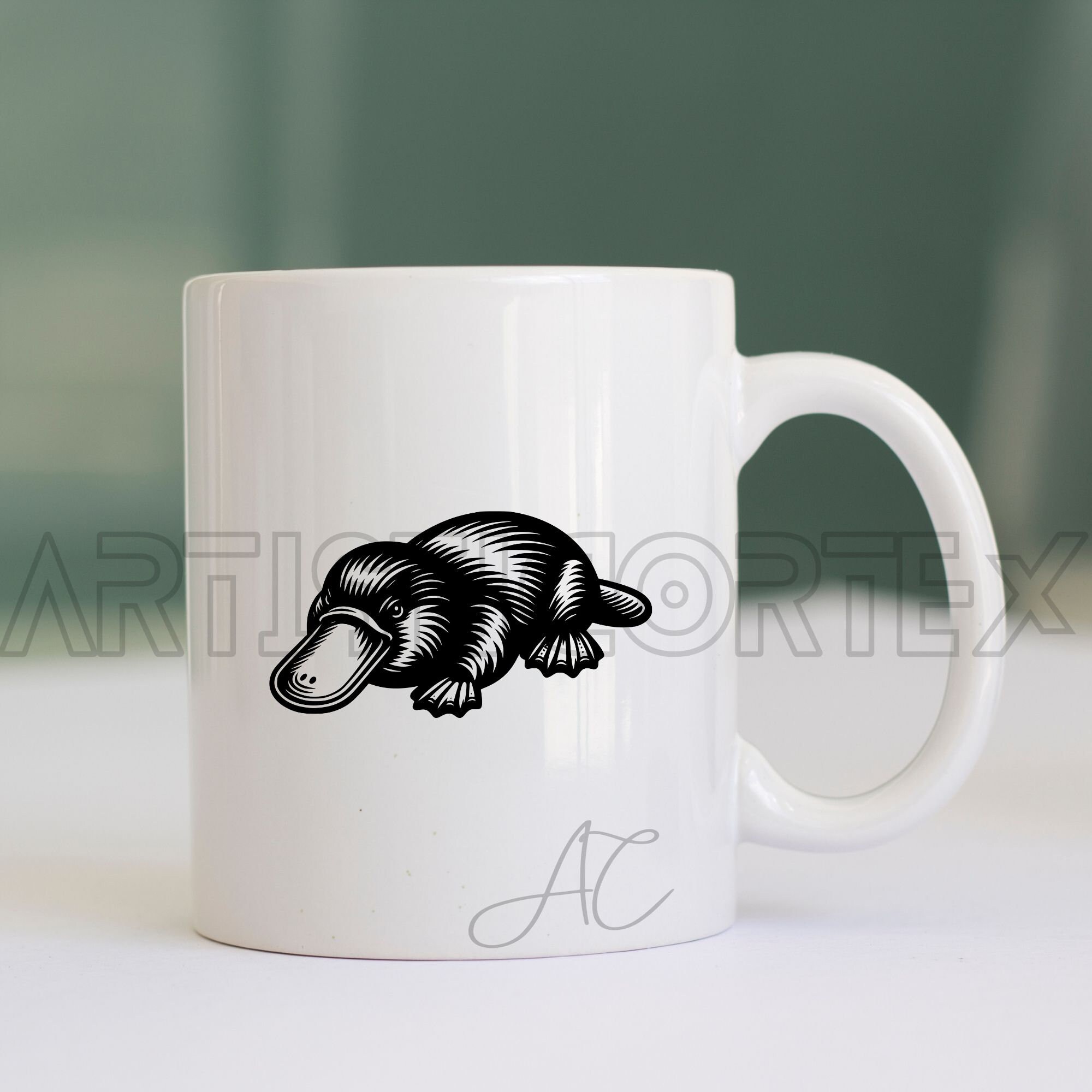 Platypus SVG Bundle, Cute Platypus PNG, Platypus With Hat Clipart, Hand ...