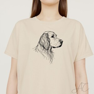 Delicate Irish Setter SVG Bundle, Irish Setter Line Art PNG, Irish ...