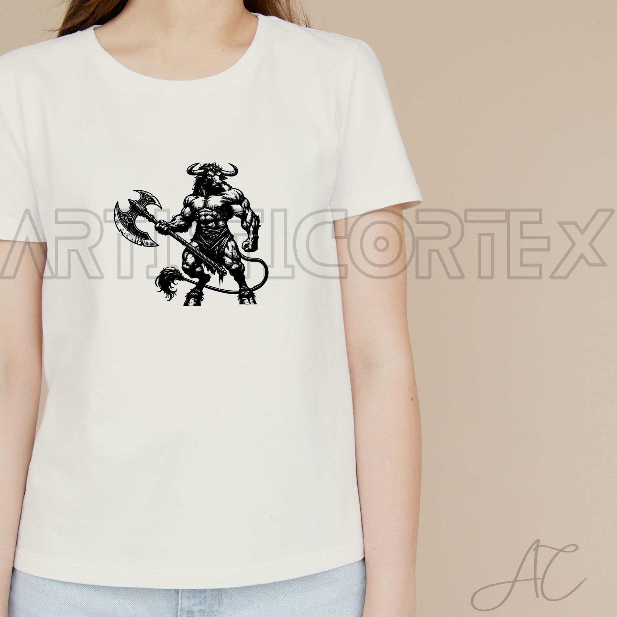 Minotaur SVG Bundle, Minotaur PNG, Mythology Clipart, Hand Drawn ...