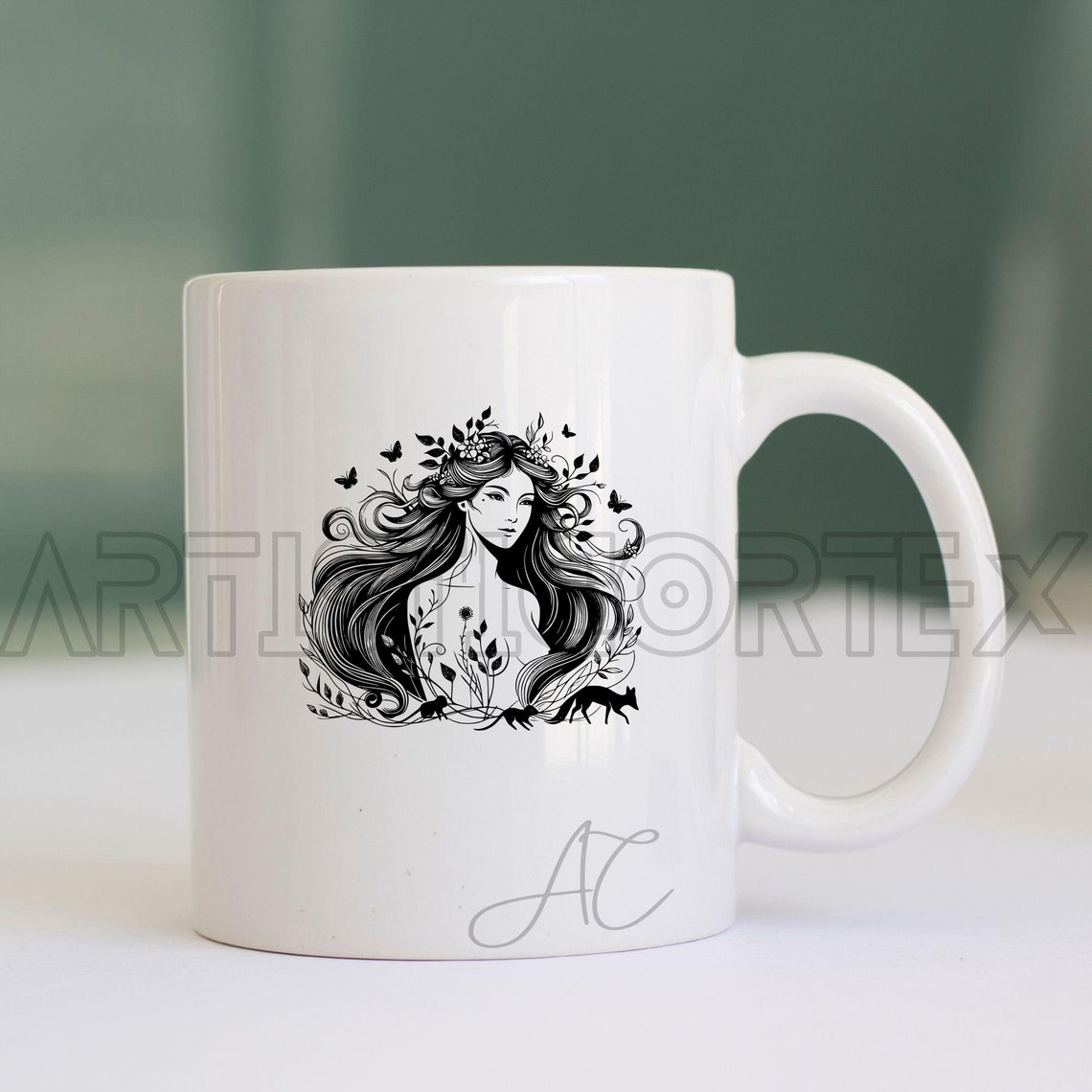 Gaia SVG Bundle, Mother Earth PNG , Earth Goddess Clipart, Hand Drawn ...
