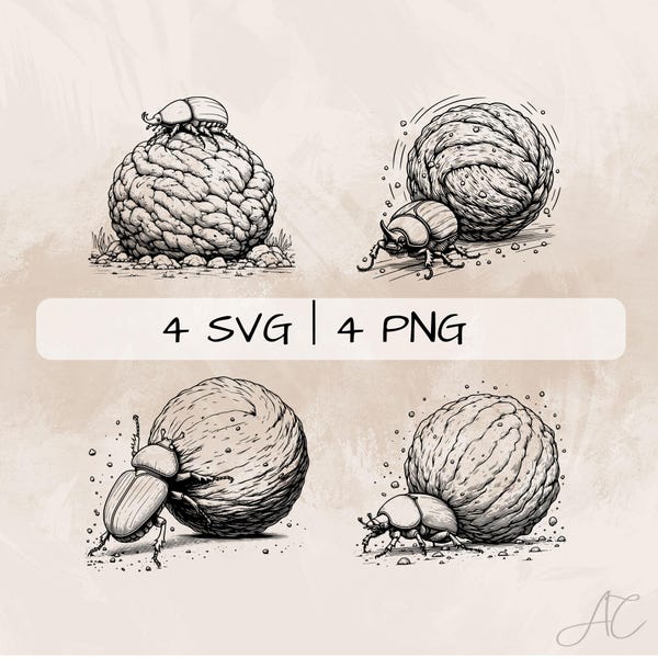 Dung Beetle Art - Etsy