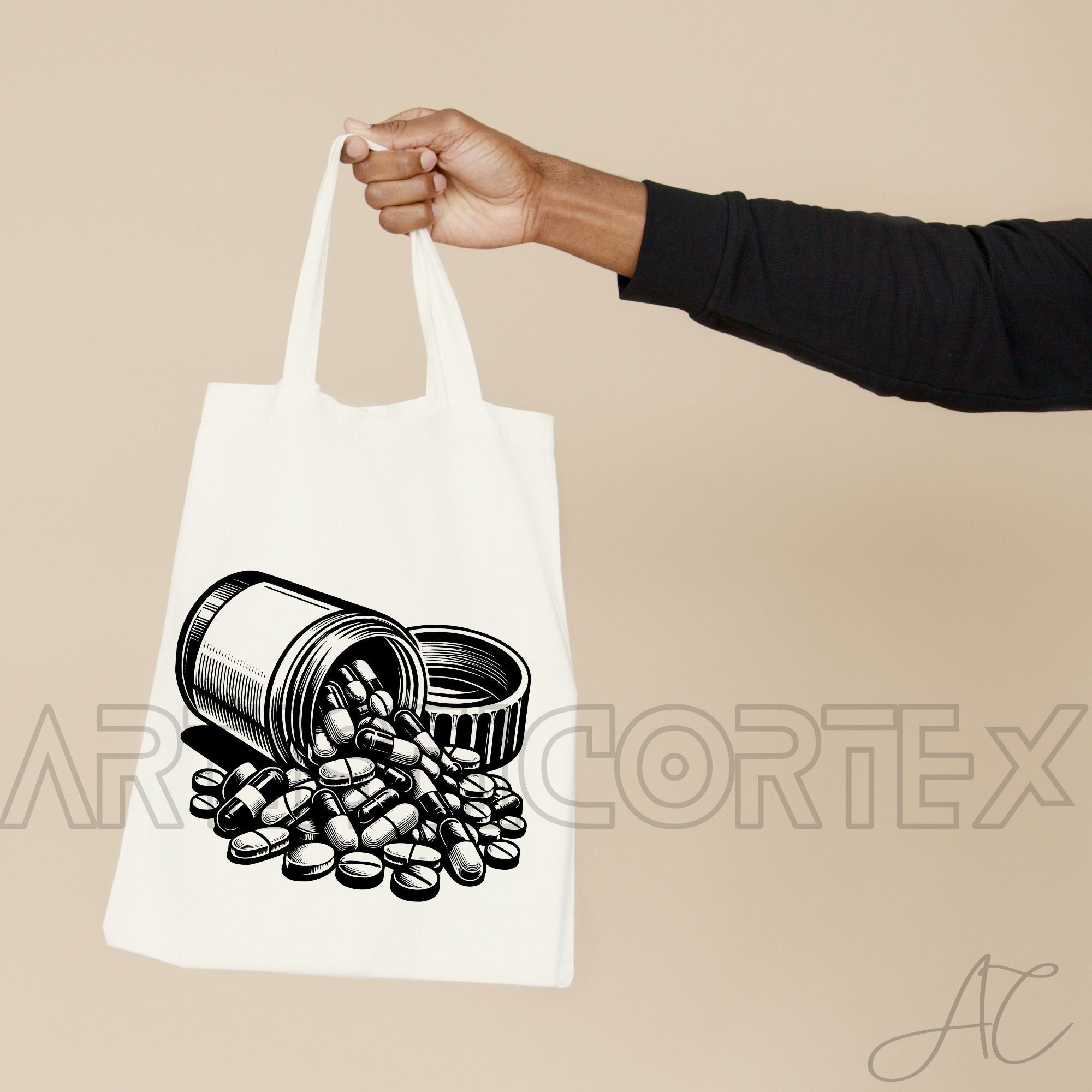 Pills SVG Bundle, Pill and Tongue PNG, Pill Box Clipart, Hand Drawn ...