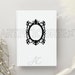 Spooky Mirror Frame SVG, Creepy Mirror Frame Vector, Halloween Mirror ...