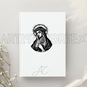 Saint Rita SVG Bundle, Saint Rita and Rose PNG, Saint Rita and Thorns ...