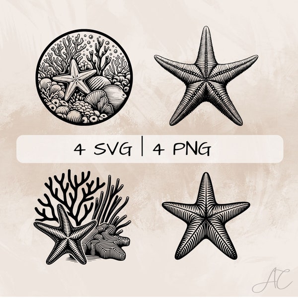 Starfish Svg - Etsy
