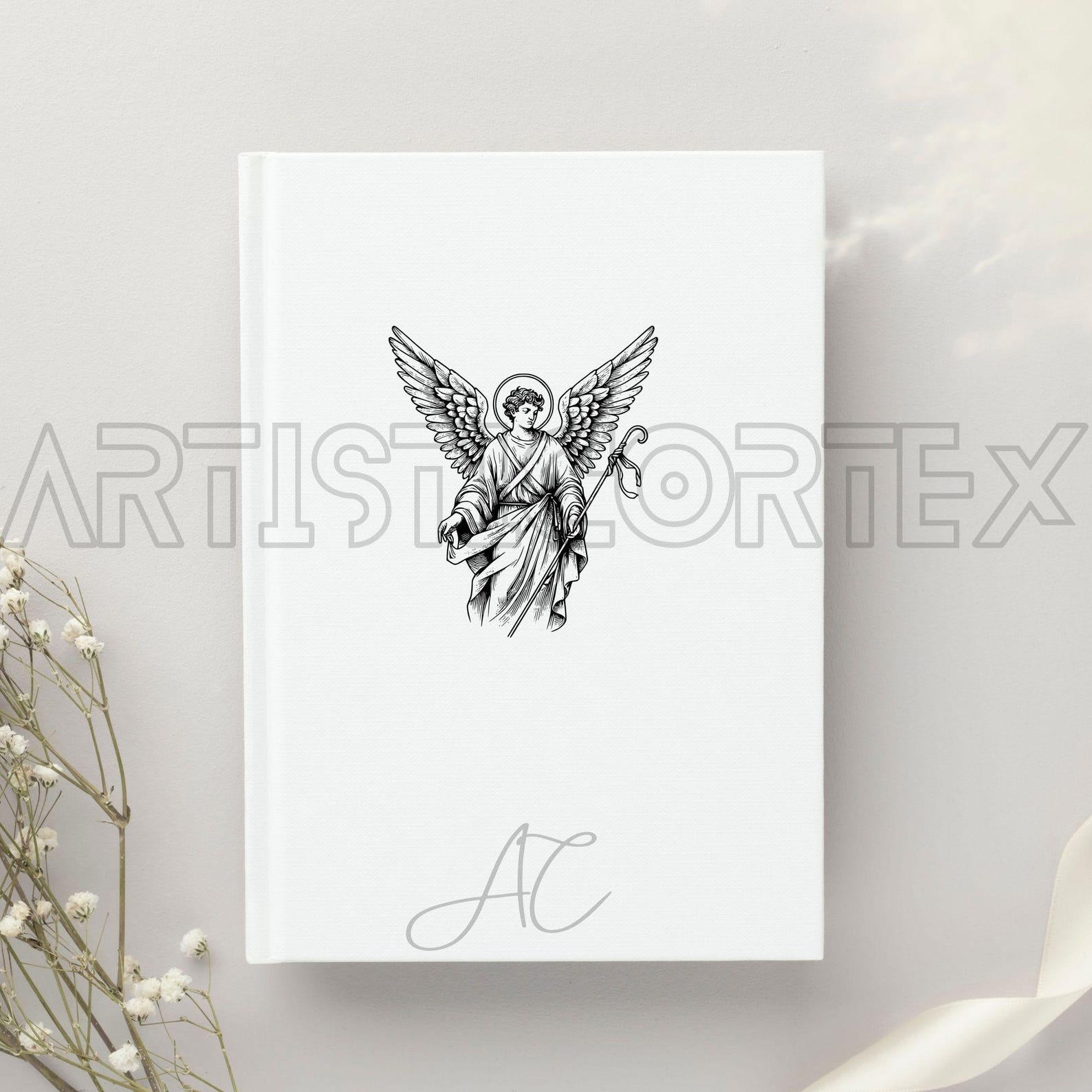 Archangel Raphael SVG Bundle, Saint Raphael PNG, St Raphael and Staff ...