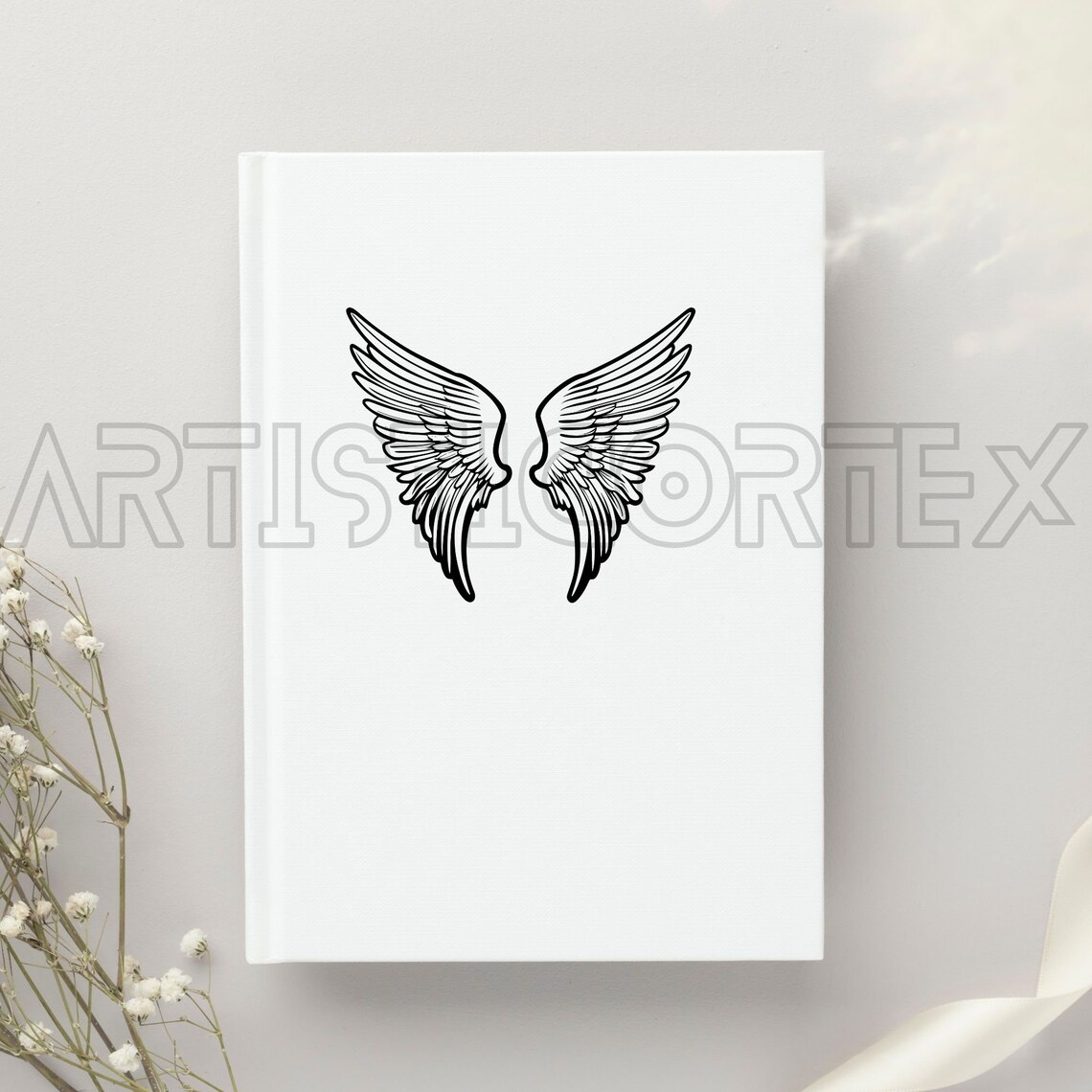 Angel Wings SVG Wings SVG Angel Wings Silhouette Angel - Etsy
