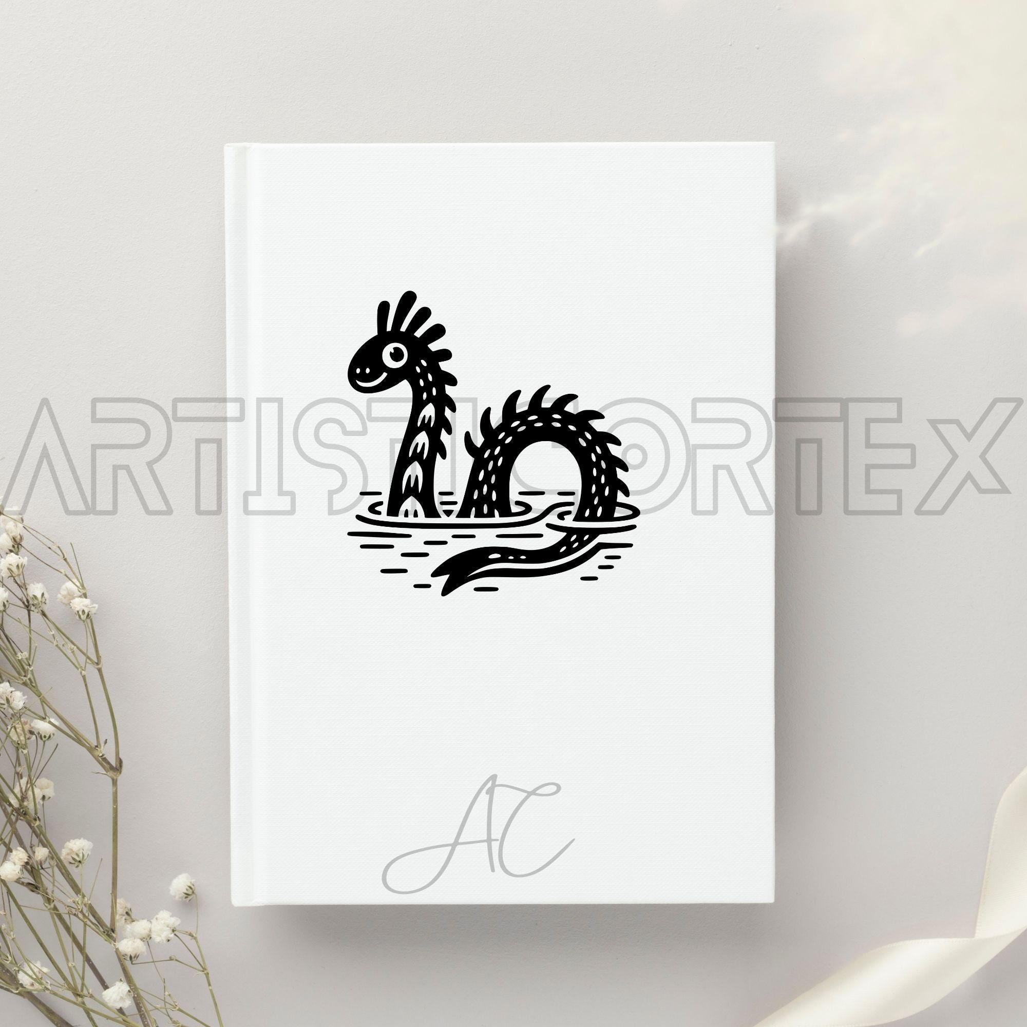 Loch Ness Monster SVG Bundle, Loch Ness PNG, Lake Monster Clipart, Hand ...