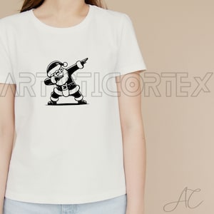 Christmas Party SVG Bundle, Dancing Santa PNG, Christmas Clipart, Hand ...