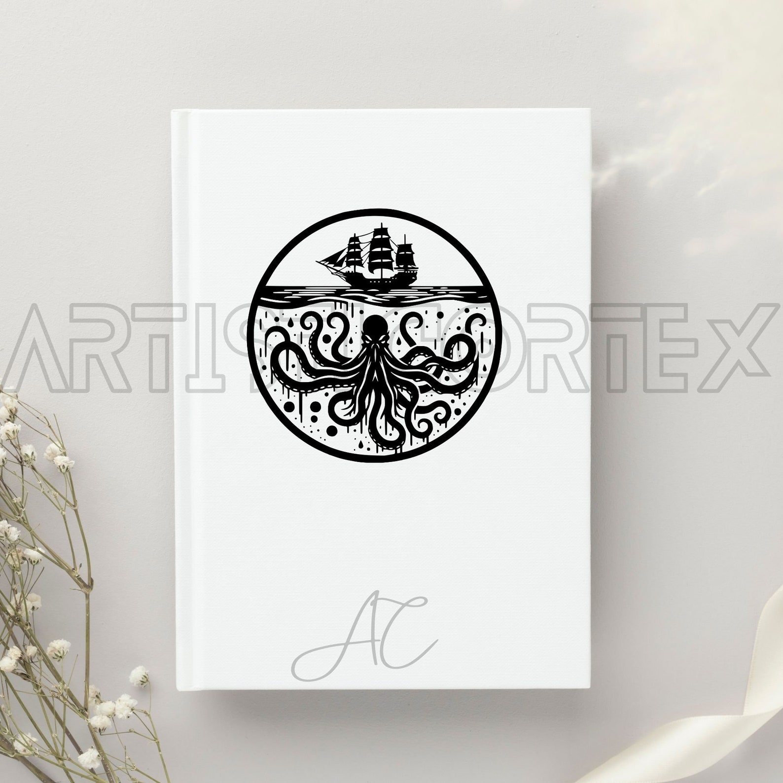 Kraken SVG & PNG Bundle,kraken Monster Clipart, Hand Drawn Kraken ...