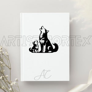 Husky SVG Bundle, Husky Puppy PNG, Peeking Husky Dog Clipart, Hand ...