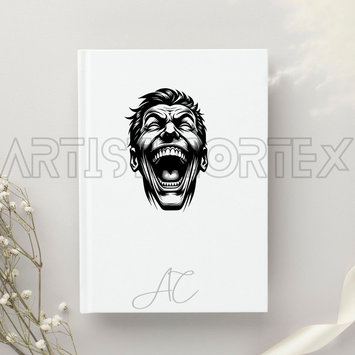 Scary Smile SVG, Eerie Smile PNG, Crazy Smile Clipart, Hand Drawn Scary ...