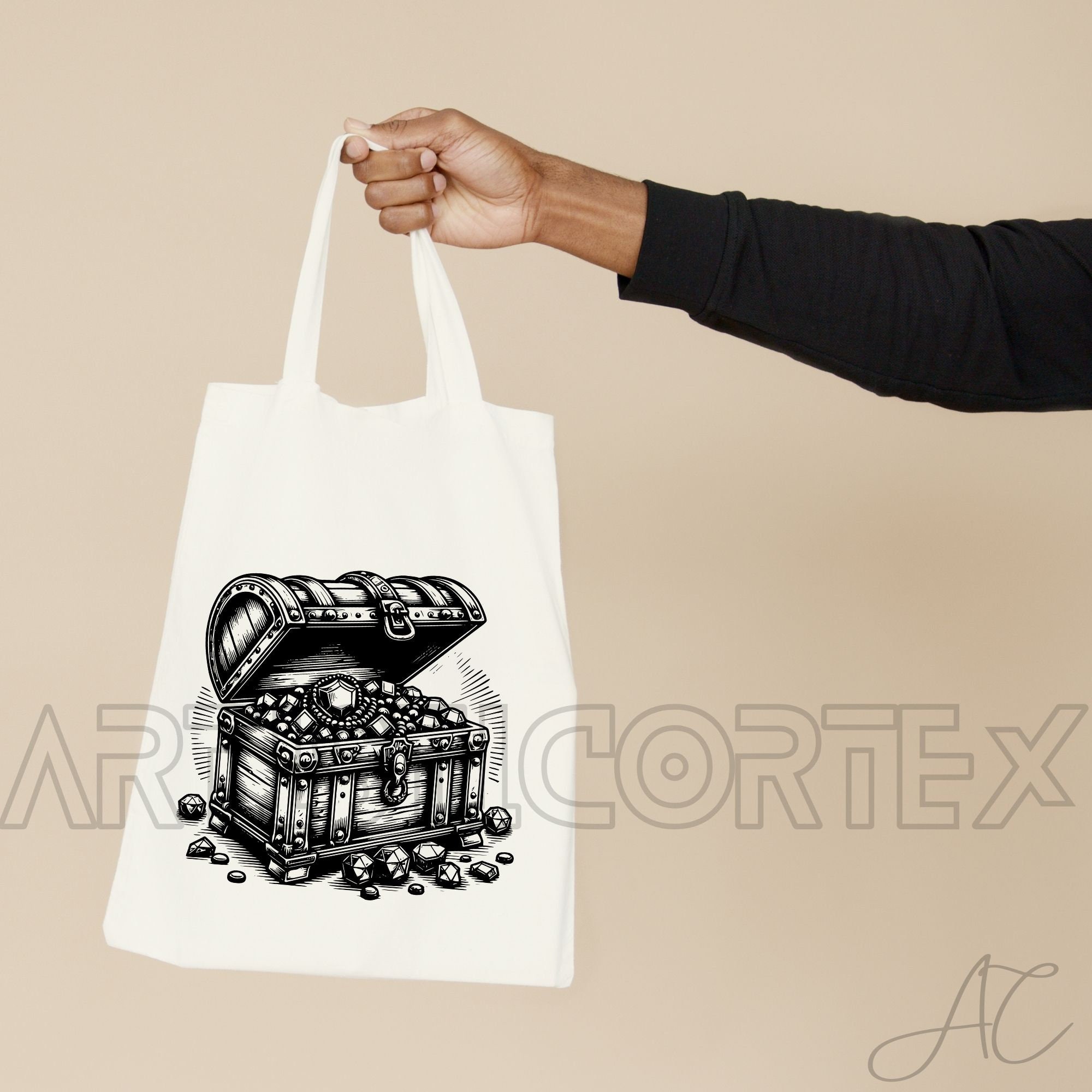 Treasure Chest SVG Bundle, Treasure PNG, Treasure Box Clipart, Hand ...