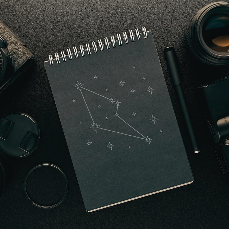 Reticulum SVG Bundle, Constellation PNG, Star Map Clipart, Hand Drawn ...