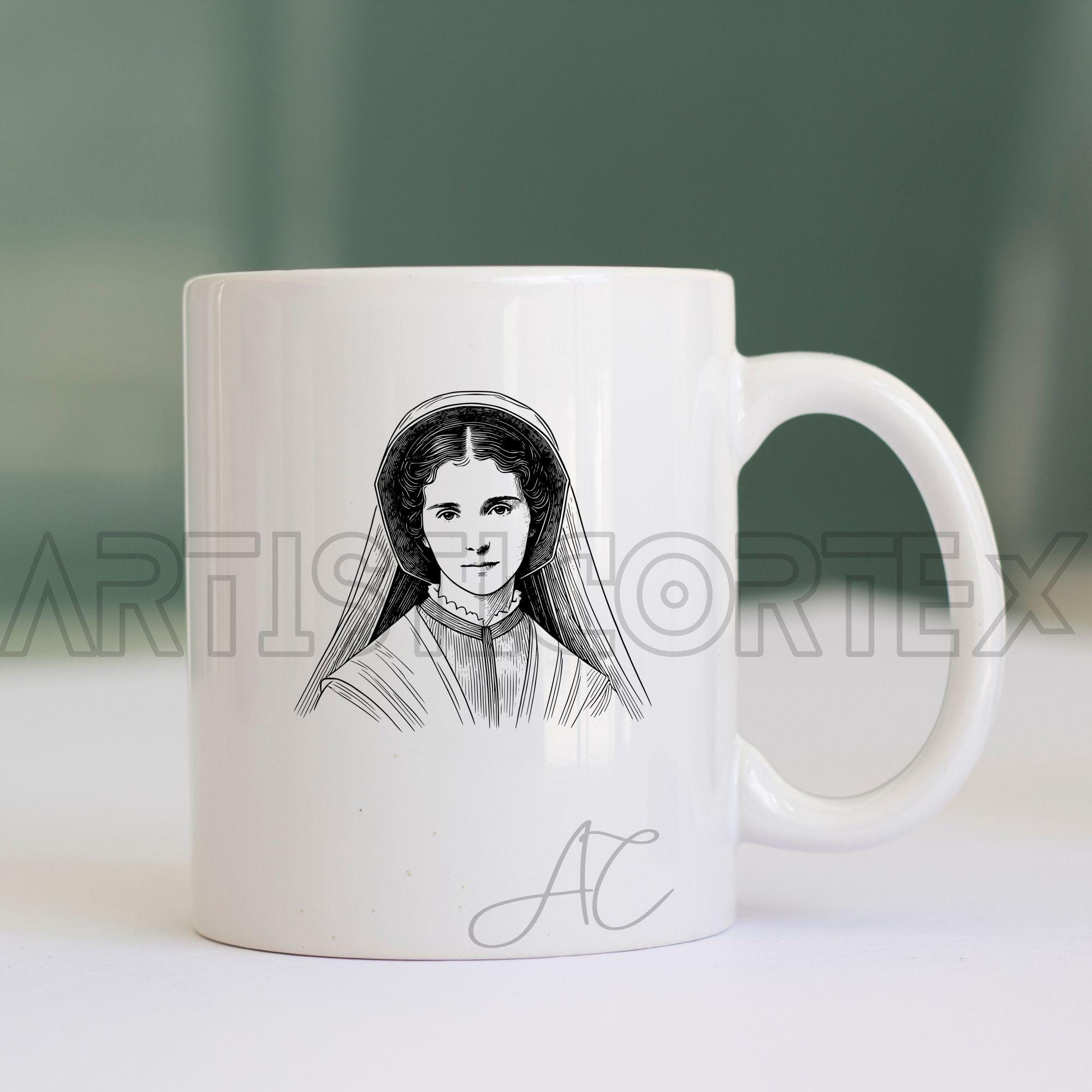 Delicate St Elizabeth SVG Bundle, Saint Elizabeth Ann Seton Line Art ...