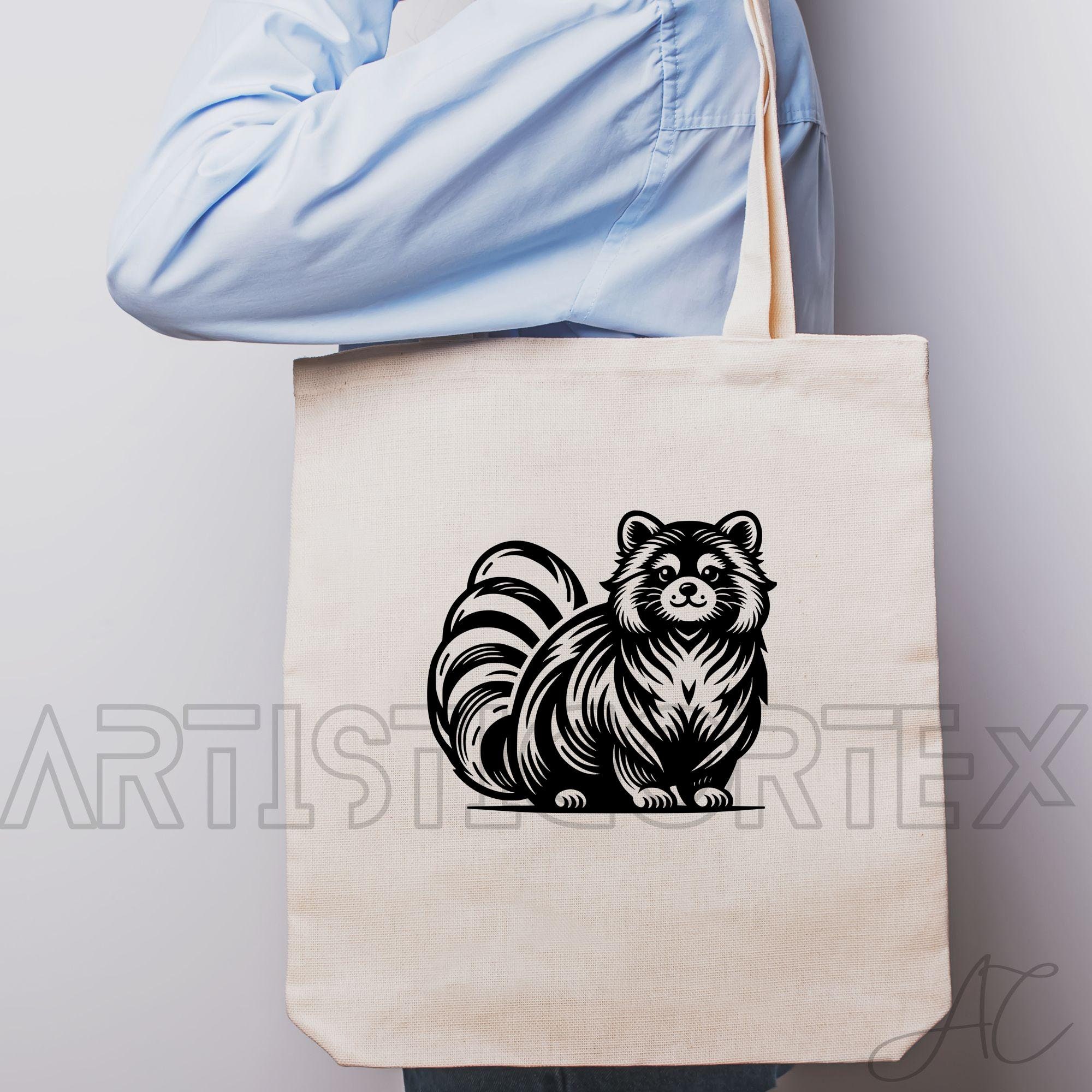 Japanese Racoon Dog SVG Bundle, Tanuki PNG , Racoon Dog Clipart, Hand ...