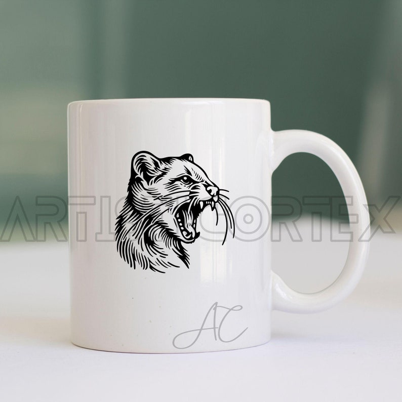 Fossa SVG Bundle, Fossa Face PNG , Fossa Roar Clipart, Hand Drawn Fossa ...